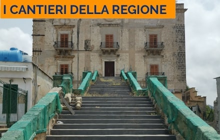 Ficarazzi, restauro della scalinata del castello Giardina | Regione ...